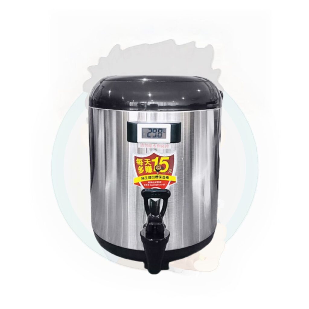 TEA BARREL 8L – BLACK (TEMPERATURE) – Mr Bubble Tea Malaysia